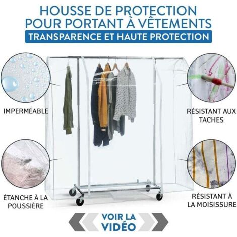 Other storage solutions: Large Protective Cover for Clothes Rack ...