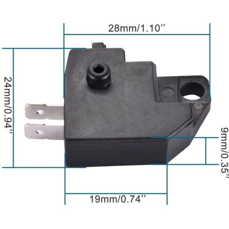 Motorcycle front brake light switch electrical adapter, right-hand side ...