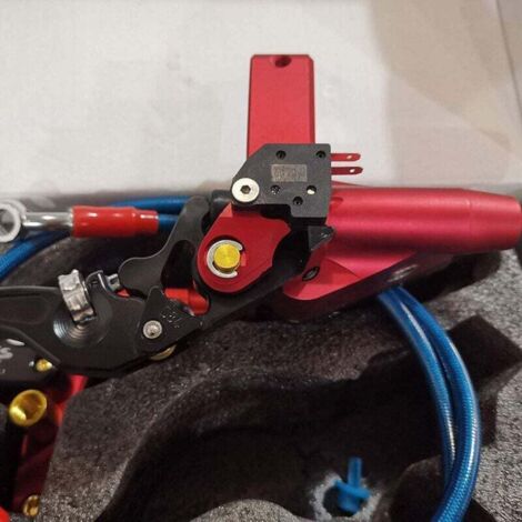 Motorcycle front brake light switch electrical adapter, right-hand side ...