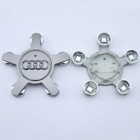 Wheel trim 4f0601165 n wheel logo for Audi 135 mm wheel trim - grey ...