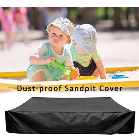 Waterproof square protective cover with drawstring for sandbox 190T 150 ...