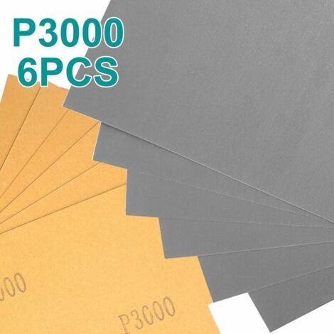 30 sheets of sandpaper, abrasive paper grit 2500, 3000, 5000, 7000 ...