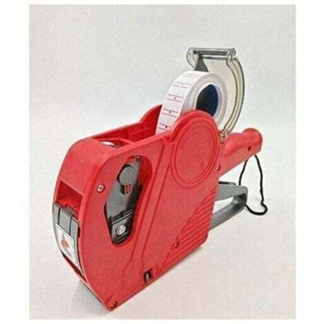 Label, label gun, 1 line, 8 characters, retail price tag gun kit with 1 ...