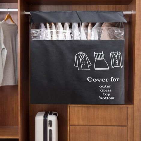 Storage cover, Clothes rack cover 90 x 110 cm, dustproof cover ...