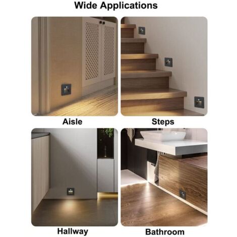 3W LED IP65 Waterproof Grade Outdoor/Indoor Concealed Motion Sensor LED ...