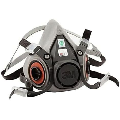 3M XA007702658 6200M Reusable Half Mask, Size M, Gray, with 5935PRO2 ...