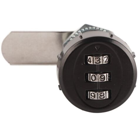 Zinc alloy locker, 3-digit combination code, password lock, L 30.5