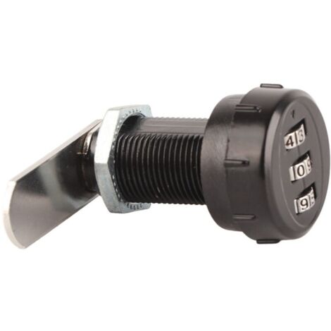 Zinc alloy locker, 3-digit combination code, password lock, L 30.5