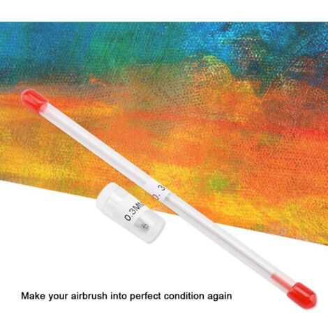 Replacement accessories for spray gun, nozzle + needle set, 0.3 mm.