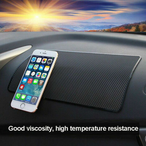 Anti-slip PVC car dashboard mat, 27x15CM, sticky gel pad for glasses ...