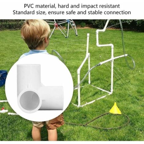 3-way PVC fitting, 10 pieces, 3-way PVC plastic furniture connectors ...