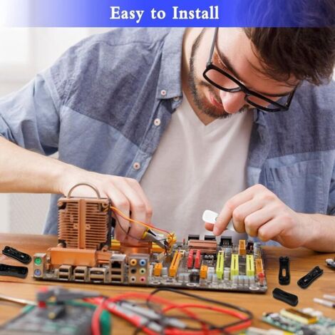 Pack of 10 intermediate switches, lamp switch, cord switch, 2A black ...