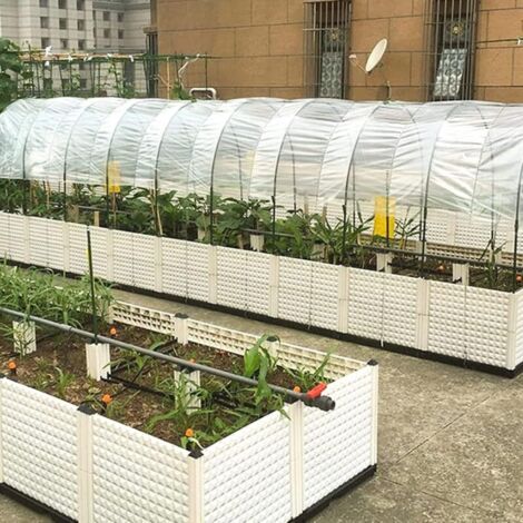 piece of white polyethylene greenhouse cover (2x4m), extra thick ...