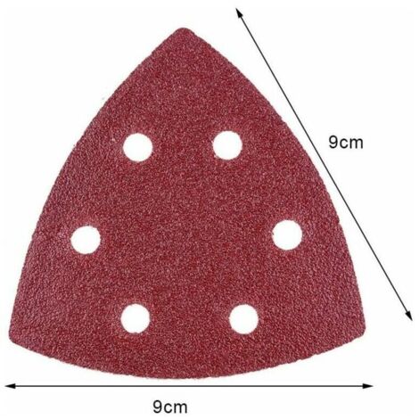 Delta Sanding Triangles 70 Pieces Mixpack 10 x Grit 60/80/120/180/240 ...