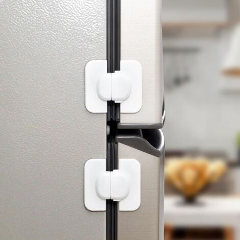 Set of 2 child-resistant refrigerator locks, refrigerator door locks ...