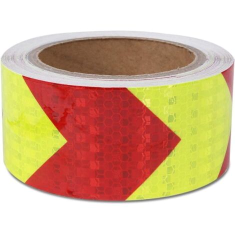 Red/Yellow - Reflective Arrow Tape, Reflective Warning Tape, Safety ...