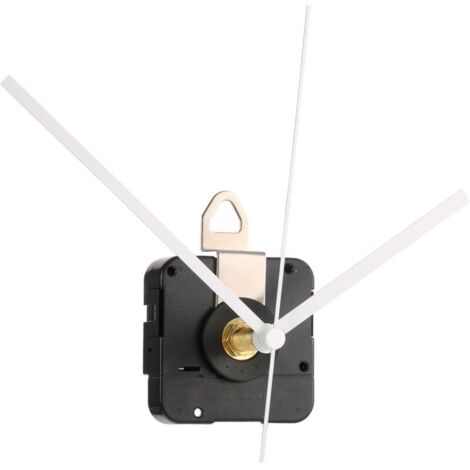 (White) Repair kit for a long-axis quartz clock movement.