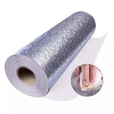 Texture-1 roll of self-adhesive aluminum foil 40cm 5M kitchen self ...
