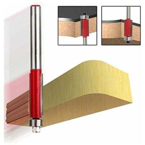 4-Piece 1/4" Copy Router Bit Set, DIY Woodworking Milling Tools with ...