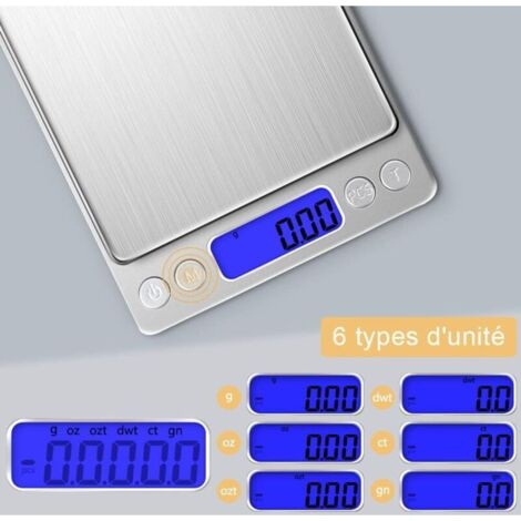 500g/0.01g Precision Scale, Kitchen Scale/Pocket Scale/Jewelry Scale ...