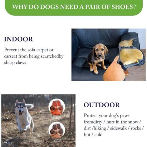 Protective Dog Boots, Thermal Long Tube Dog Shoes, Breathable ...
