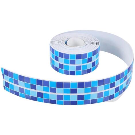 Blue waterproof adhesive tape 3.8 x 320 cm, flexible and leak-proof ...