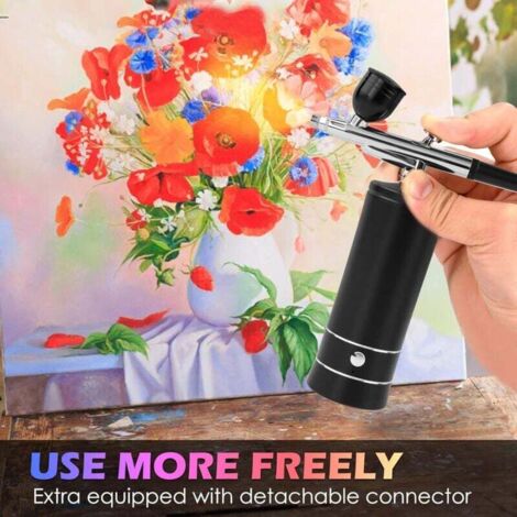 Multi-Function Airbrush Kit with Compressor, Portable Airbrush Gun for ...