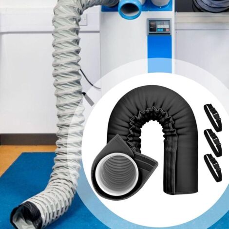 Portable Air Conditioning Hose Protector - Adjustable Triple Layer ...