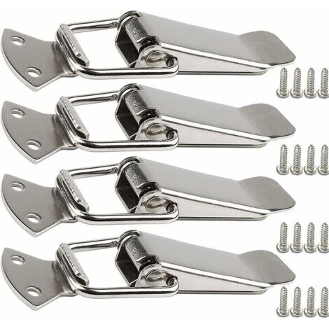 Stainless steel tension clasp with screw, 56 mm lever clasp, spring ...