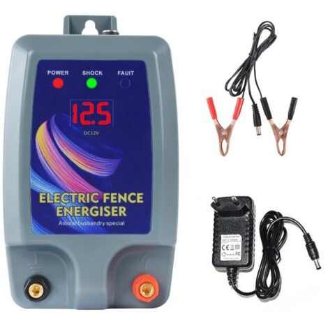 Electric fence energizer, electric fence kit, electric fence for ...