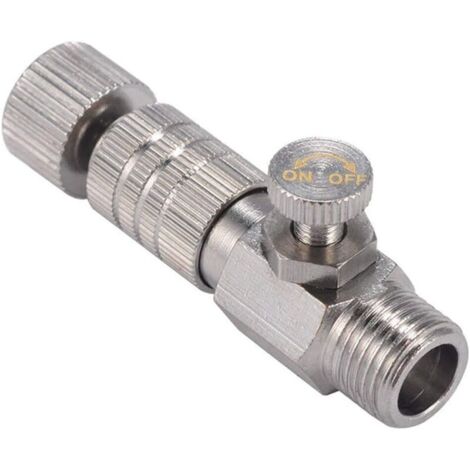 Quick disconnect adapter for air gun, 1/8" with regulating valve for ...