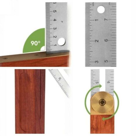 Adjustable angle protractor, multi-angle square, adjustable T-shaped ...