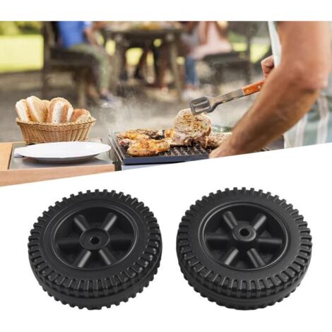 Set of 2 6-inch BBQ Wheels - Replacement Parts for Charbroil Gas BBQs ...