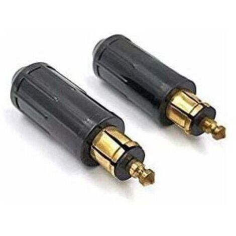 DIN plugs for European 12V cigarette lighter adapters (2)