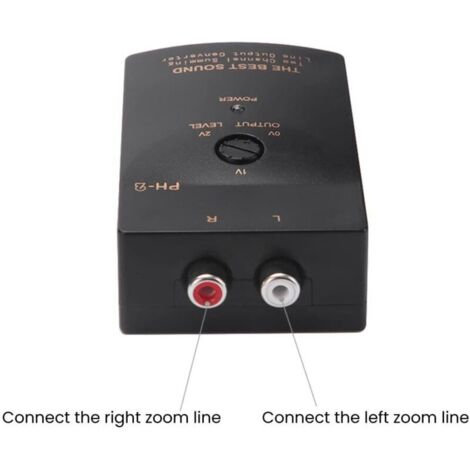2-Channel RCA High-to-Low Line Output Converter, Car Line Converter ...