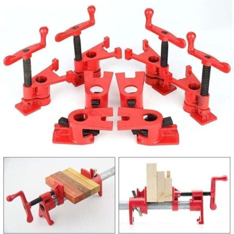 4-Piece 3/4" Tube Clamp Set, Quick Release Clamping Device, Iron ...