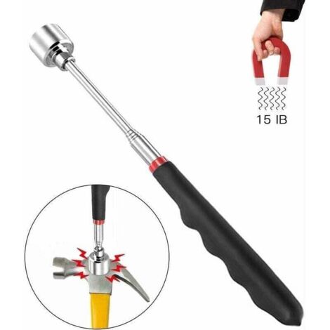 Telescopic Magnetic Grabber Tool for Picking with LED, Flexible Suction ...
