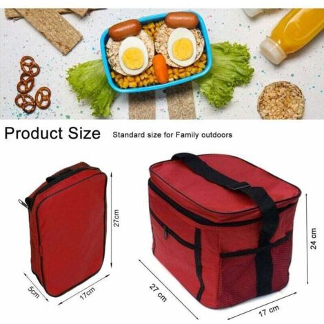 Insulated Lunch Bag, 10L, Cooler Bag, Lunch Bag for Lunch/Work/School ...