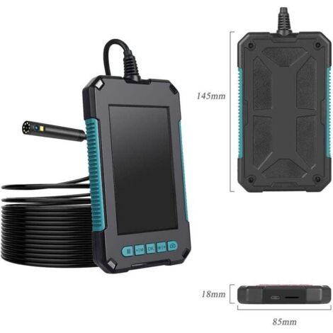 Industrial Endoscope, Dual Head Endoscope Inspection Camera, 1080P HD ...