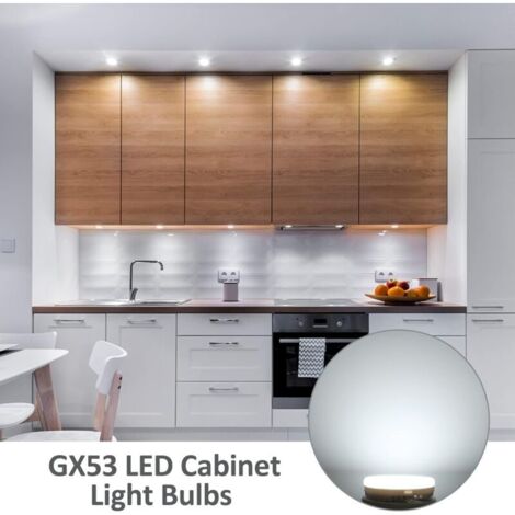 GX53 LED-Lampe, 9 W, Kaltweiß (6000 K), 120° Abstrahlwinkel, entspricht ...