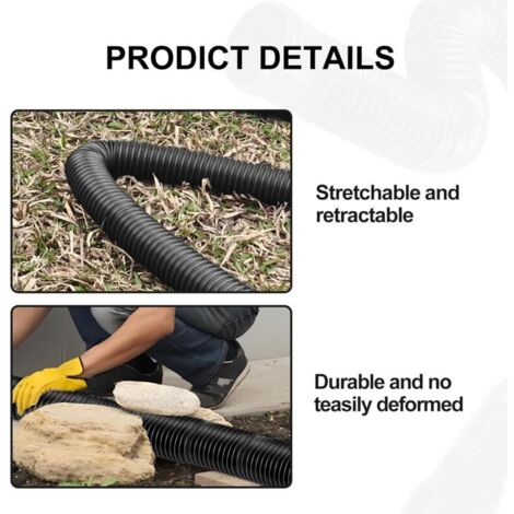 Dachrinnenverlängerung, Dachrinnenfallrohr, flexibles Fallrohr ...