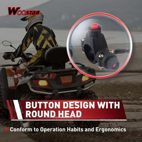 7/8" (22 mm) Lenker-Not-Aus-Schalter mit 2-Draht-Verbindung als Ersatz ...