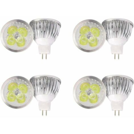 MR16 4W LED-Lampe, 12V 4W LED-Spotlampe mit MR16 GU5.3-Sockel, für die ...