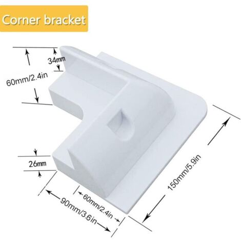 Kit de fixation panneau solaire ABS support angle toiture caravane 6 ...