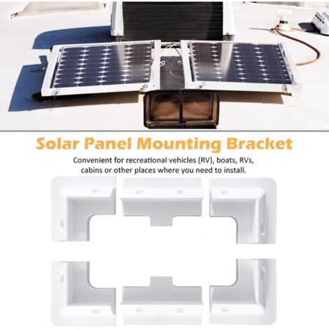 Kit de fixation panneau solaire ABS support angle toiture caravane 6 ...