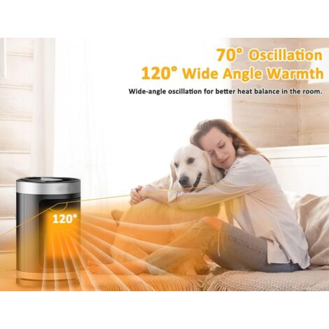 Instant Comfort Aqua Keramik-Heizlüfter mit Heizfunktion, Badezimmer ...