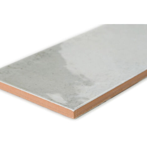 Carrelage Mur Mainzu Grey Brillante 10x20 cm