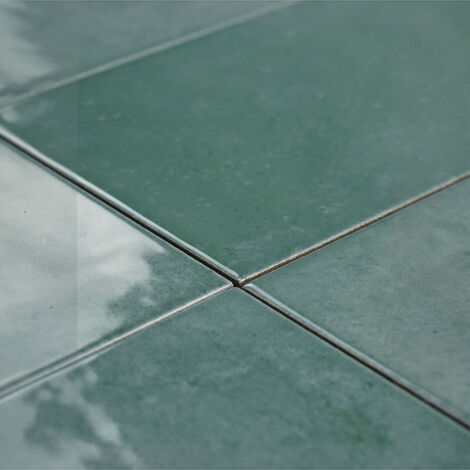 Carrelage Mur Mainzu Green Brillante 10x20 cm