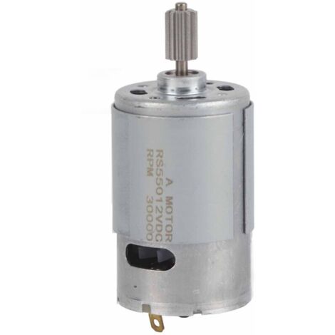 Mini 12V Electric Motor, RS550 High Speed Motor High Power High Torque ...