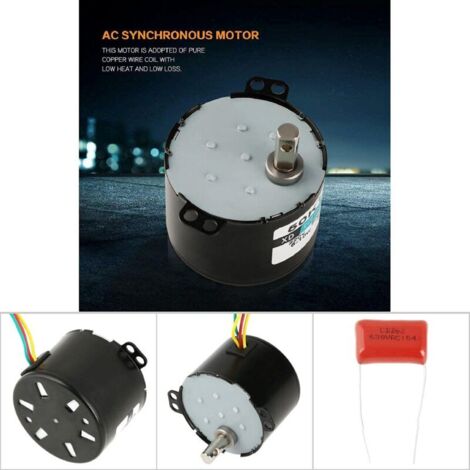 50KTYZ AC 220V 6-10w Permanent Magnet Synchronous Motor CW/CCW High ...